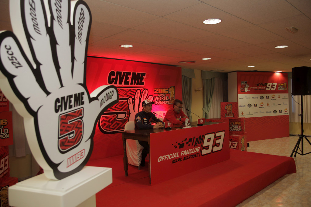 Marc Márquez celebra su quinto campeonato en Cervera, ¡y de qué forma ...